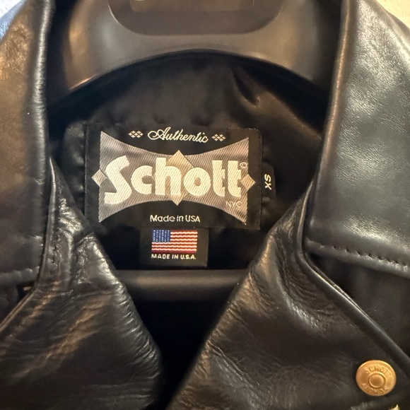 Schott NYC | Jackets & Coats | Schott Womens Black Moto Leather Jacket ...